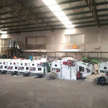 Used Denim waste recycling machine
