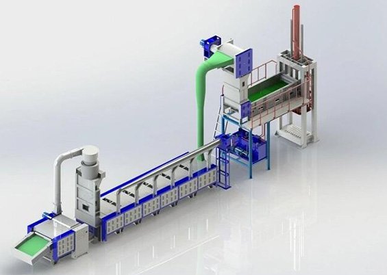 Fiber Textile Recycling Machine
