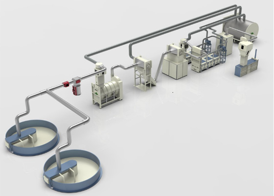 Textile Waste Yarn Recycling machine